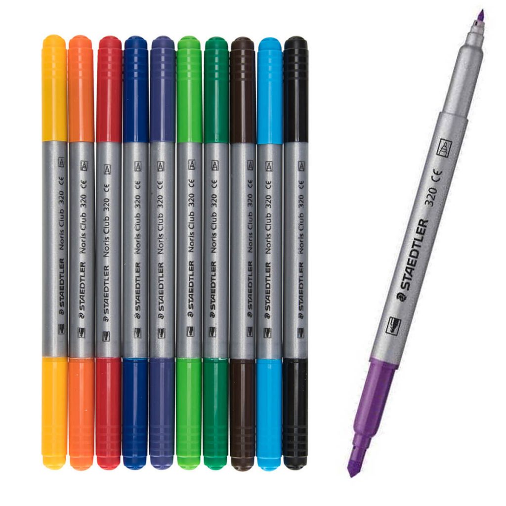 Staedtler Noris Sign Pen Set (2 tips) Lettering – Bhav Shop