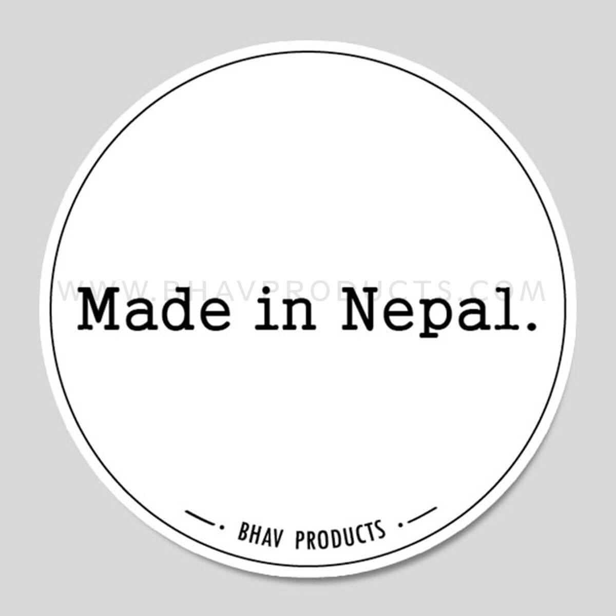 Made in Nepal Sticker – Bhav Shop