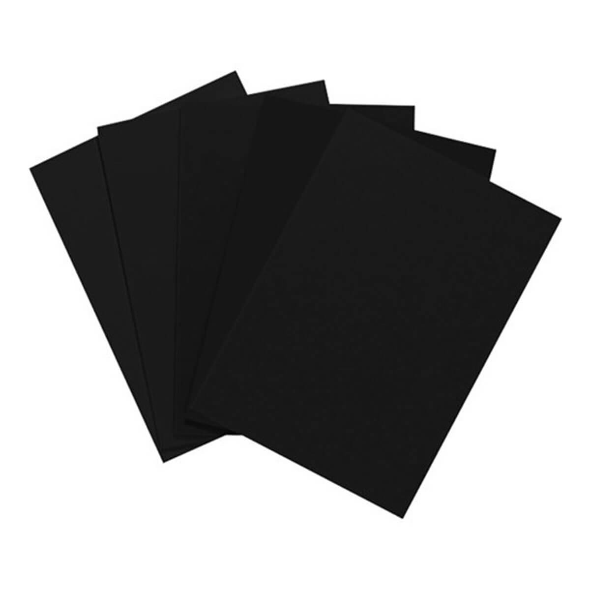 Black Paper A4 140 gsm - Pack of 5 pcs – Bhav Shop