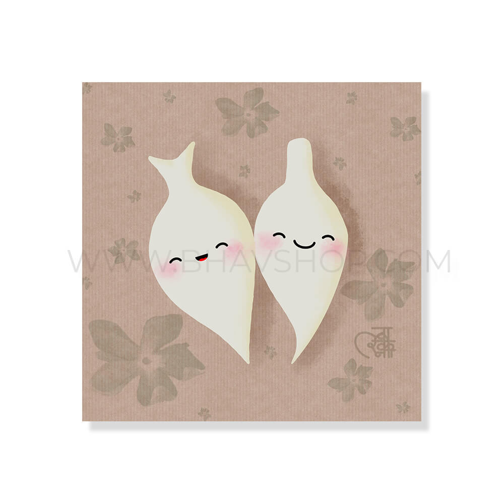 Yomari buddies Artprint, French Cartridge Paper (Fundraiser) - 6 inch ...