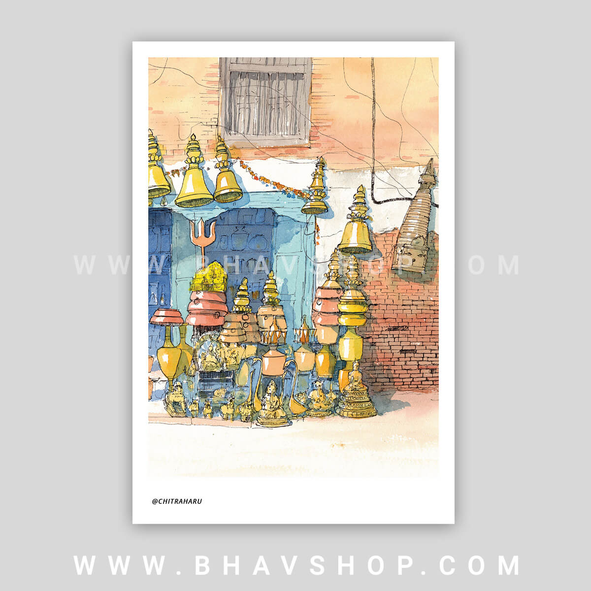 Gajur Shop Postcard – Bhav Shop