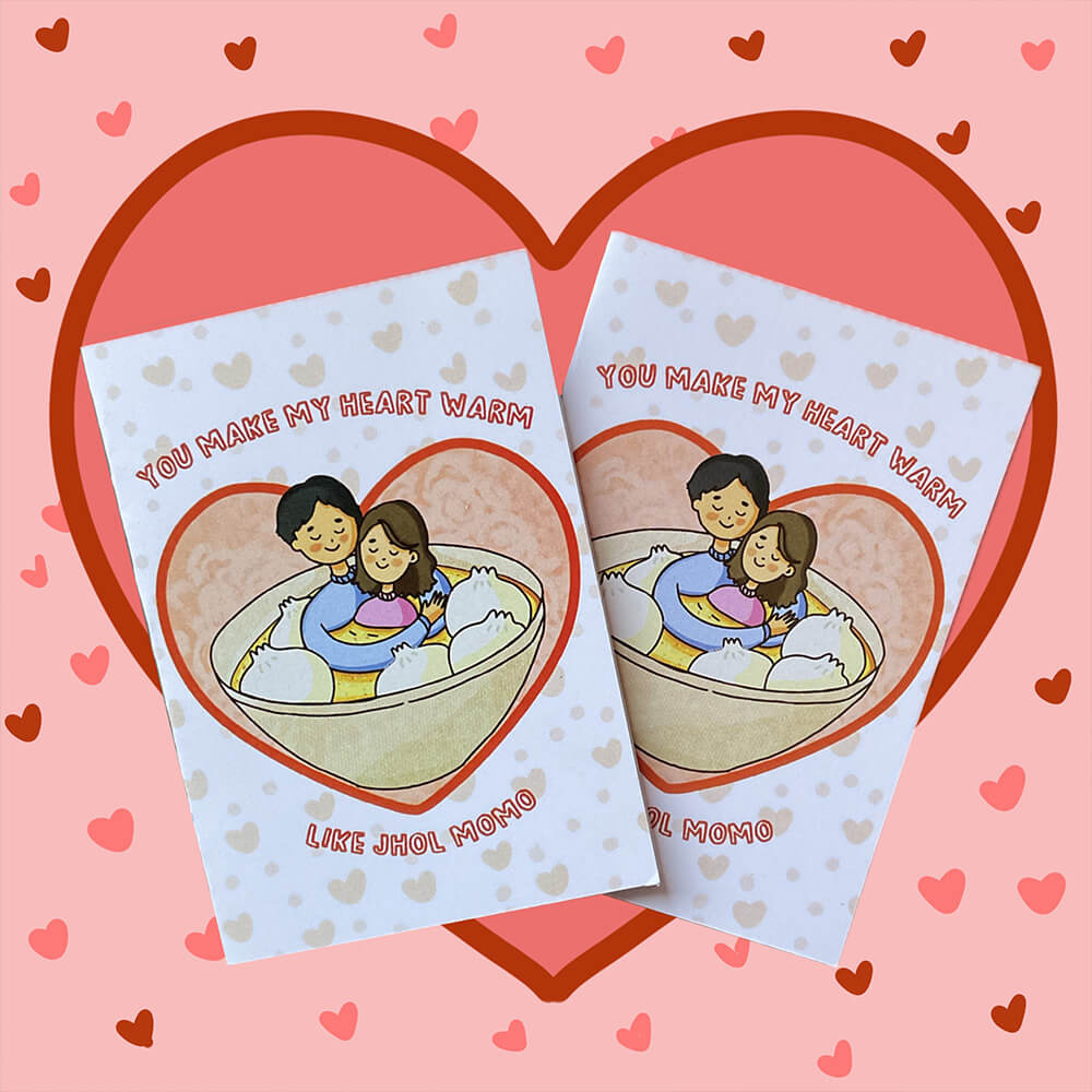 Momo Mini Card by Kalami – Bhav Shop