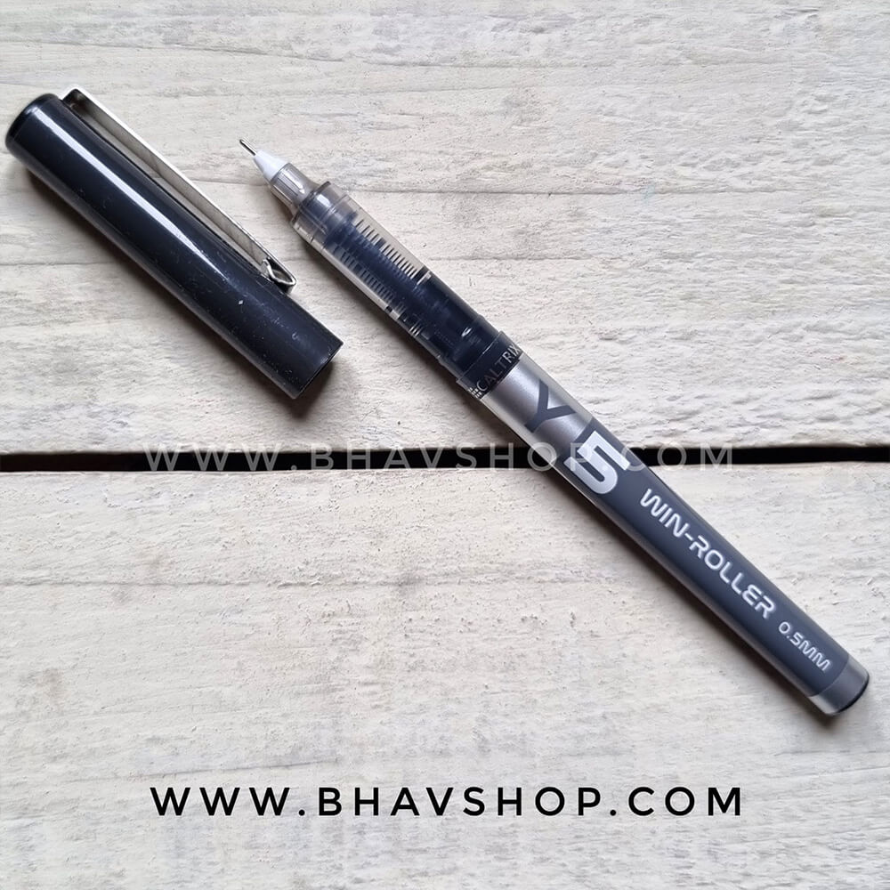 Caltrix Y5 Win-Roller Pen 0.5mm - Black, Single – Bhav Shop
