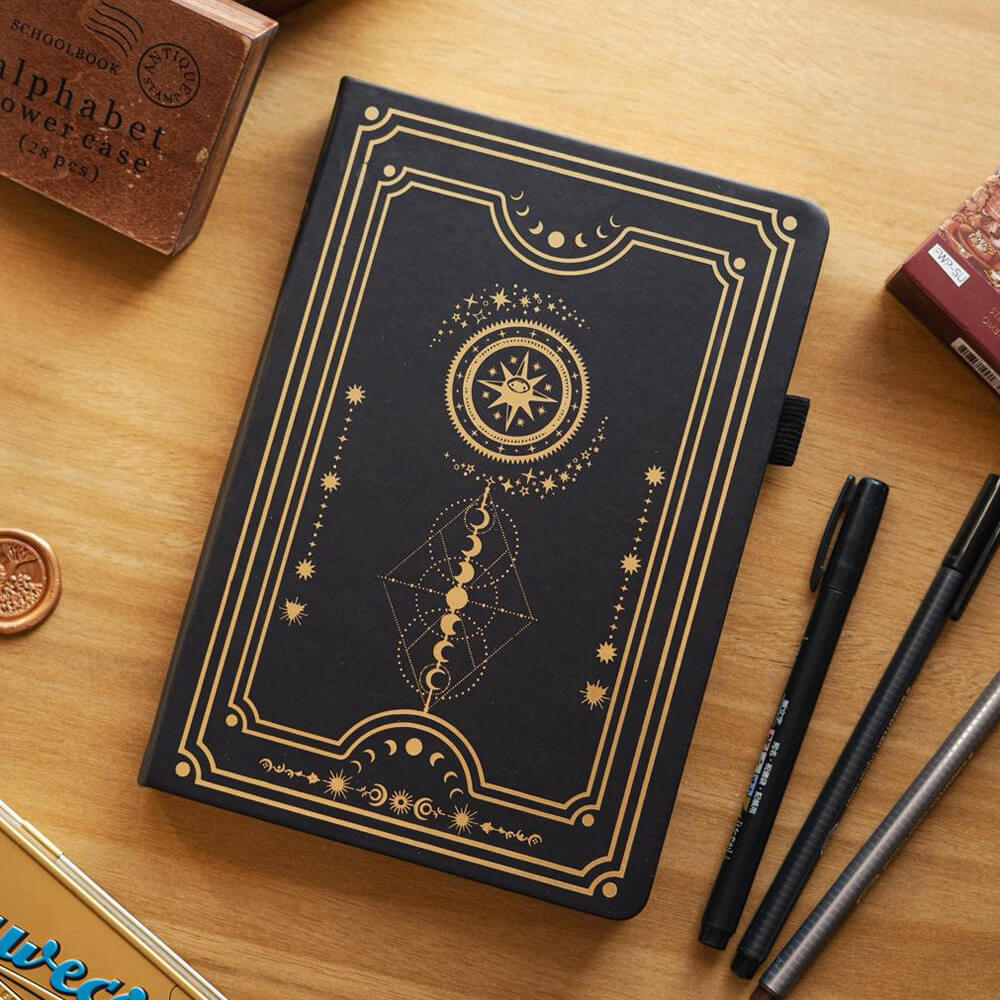 Chiya Diaries Cosmic Reverie, Dot Hardcover Notebook,150 gsm - Eclipse ...