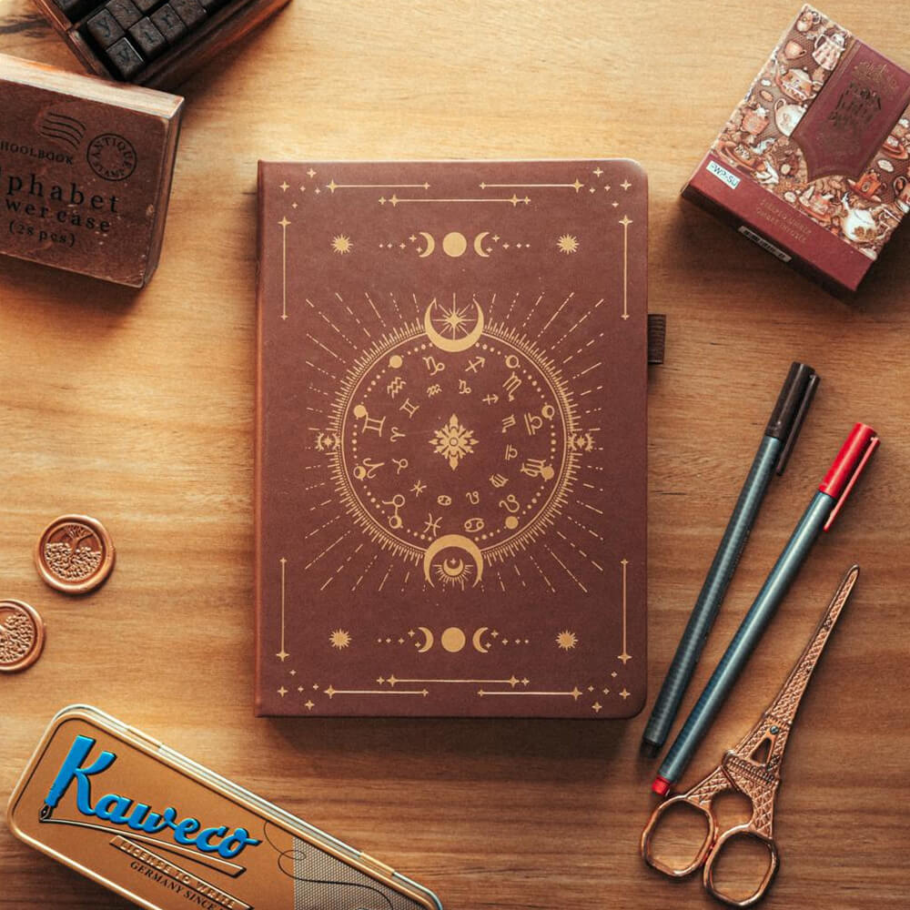 Chiya Diaries Cosmic Reverie, Dot Hardcover Notebook,150 gsm - Terra ...