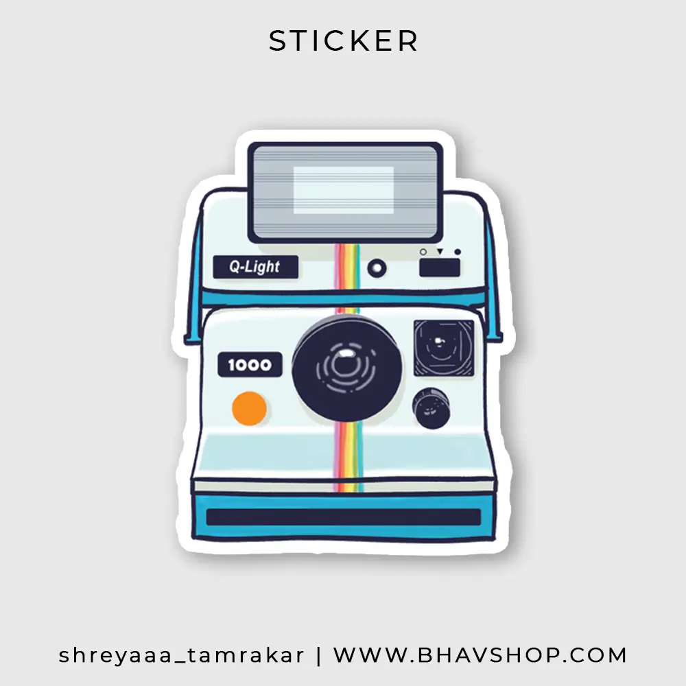 Polaroid Camera Sticker - Big – Bhav Shop