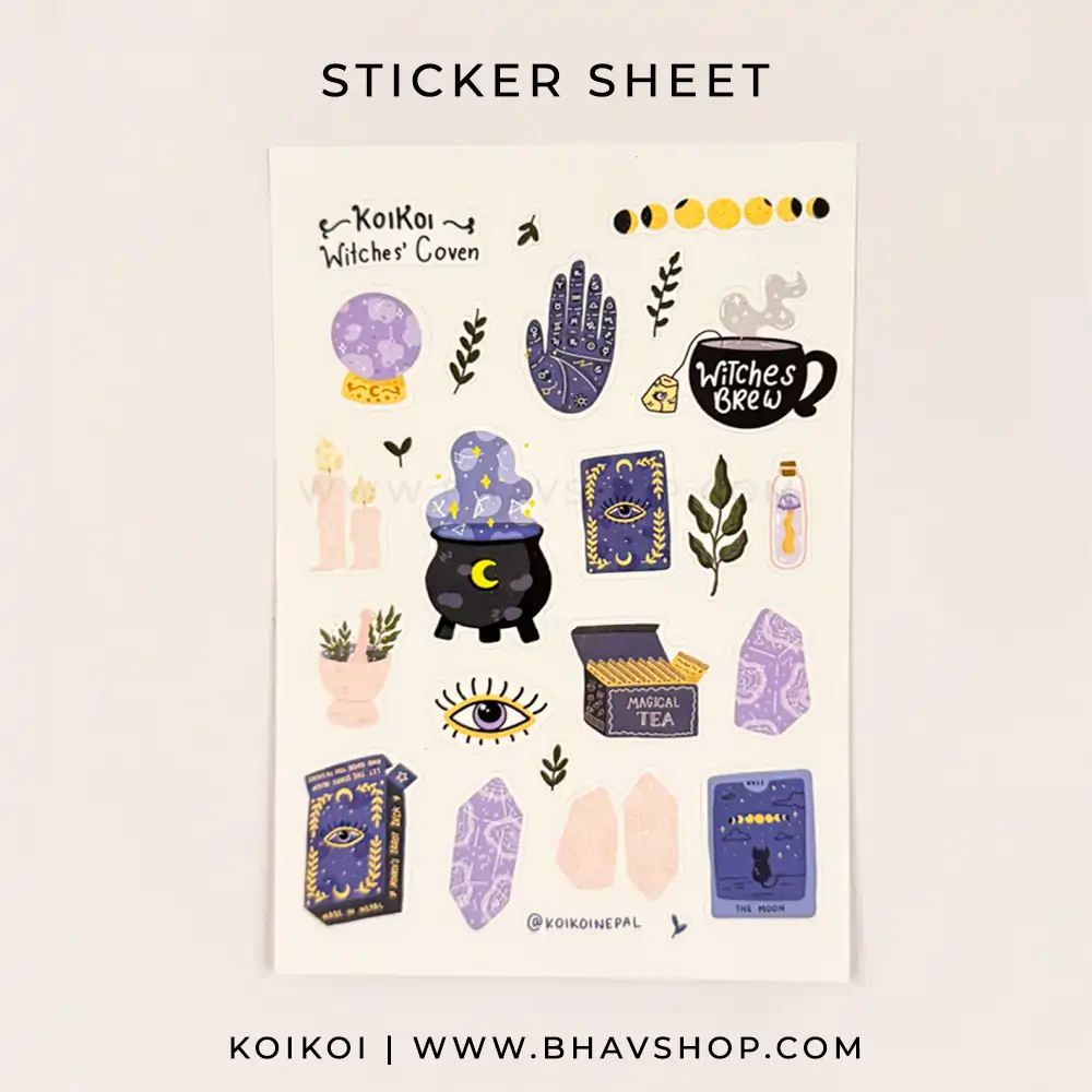 Witches Coven Sticker Sheet – Bhav Shop